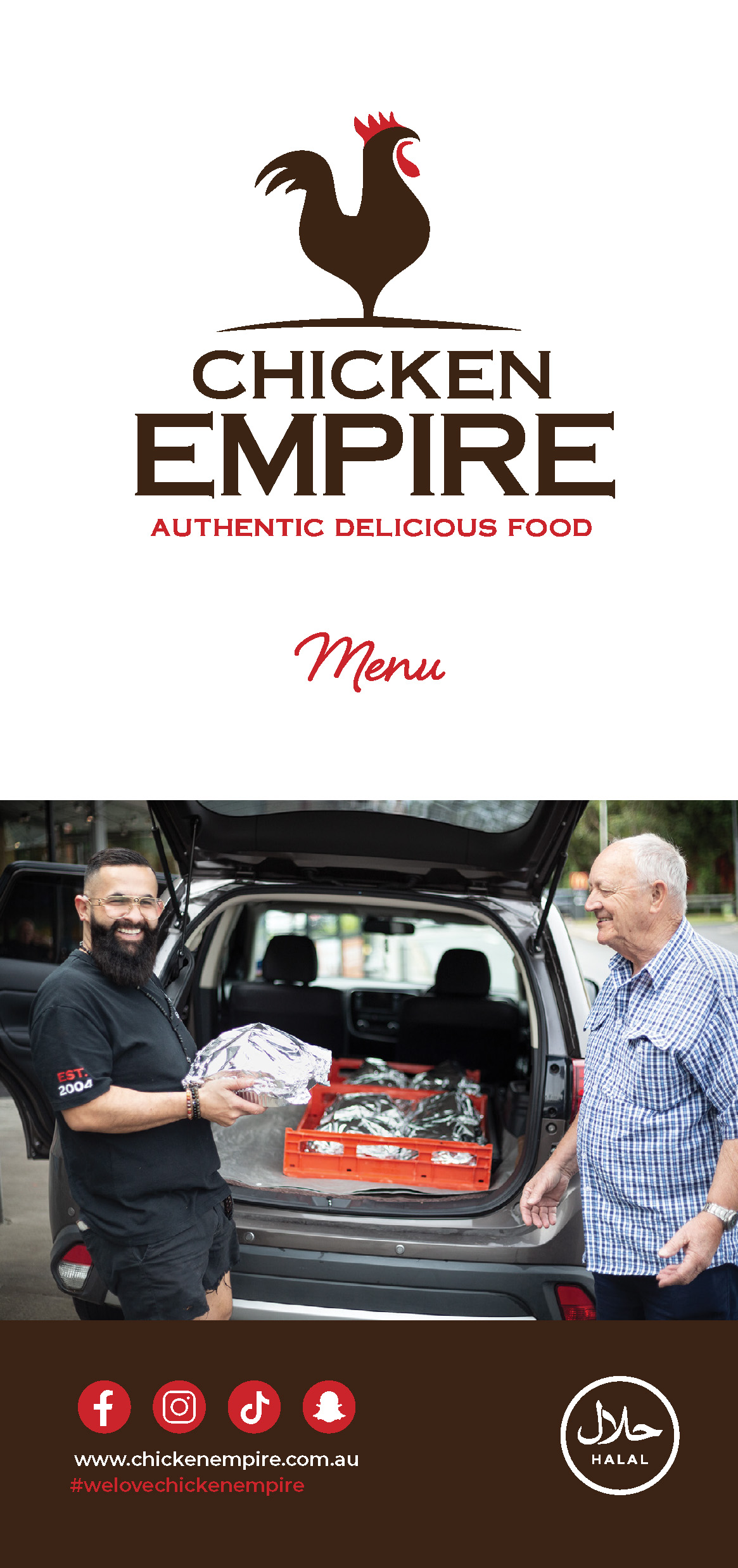 Our Menu – Chicken Empire